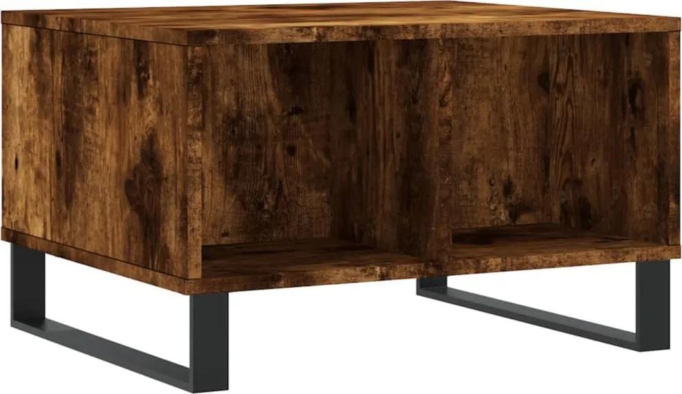 vidaXL Konferenční stolek 60 x 50 x 36,5 cm kompozitní dřevo [830553] Barva: dub sonoma