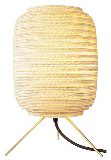 Stolní kartonová lampička Ausi Table Dekor: Blonde