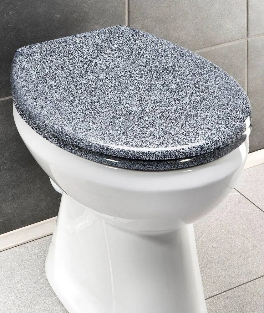 Toaletní sedadlo OTTANA GRANIT - Duroplast, volně padající, WENKO