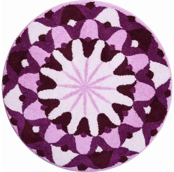 GRUND VĚDĚNÍ Mandala kruhová fialová průměr 60 cm