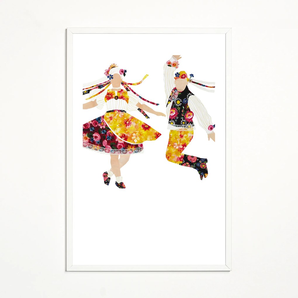 Vendula Frydrychová | Folklor Rám: Černý, Velikost: 30 x 20 cm