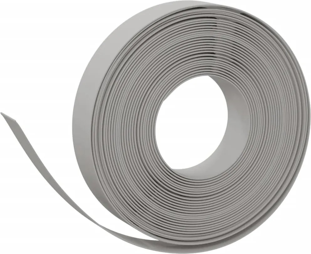 Travní lem šedý 10 m 10 cm polyethylen 154393