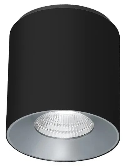Subtilní válcové svítidlo Vector 145 Barva vnější / barva vnitřní: Černá / Stříbrná, Teplota chromatičnosti / Stmívání: 2700 Kelvinů / Nestmívatelné,…