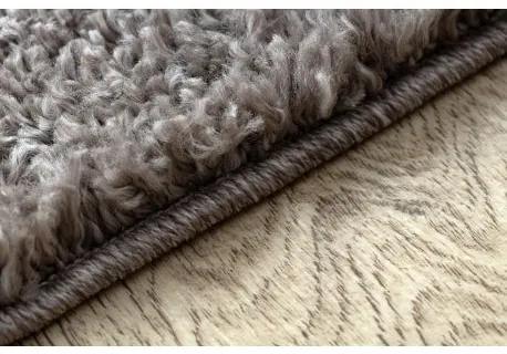koberec BERBER 9000, hnědý střapce, Maroko, Shaggy velikost 200x290 cm | krásné koberce cz