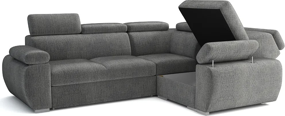Sedací souprava BASTON | 260x210 cm | rozkládací + úložný prostor | VÝBĚR TKANIN