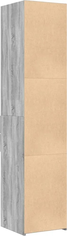Skříň highboard šedá sonoma 40 x 42,5 x 185 cm kompozitní dřevo 3281446