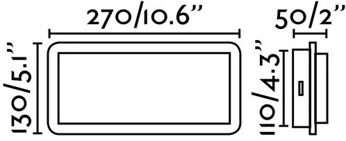 FARO 20061 - LED Nástěnné svítidlo MOOD 2xLED/3W/230V
