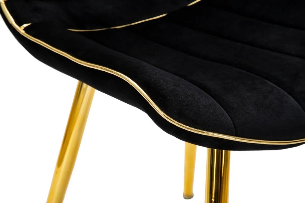 Designová jídelní židle Dandelion černá