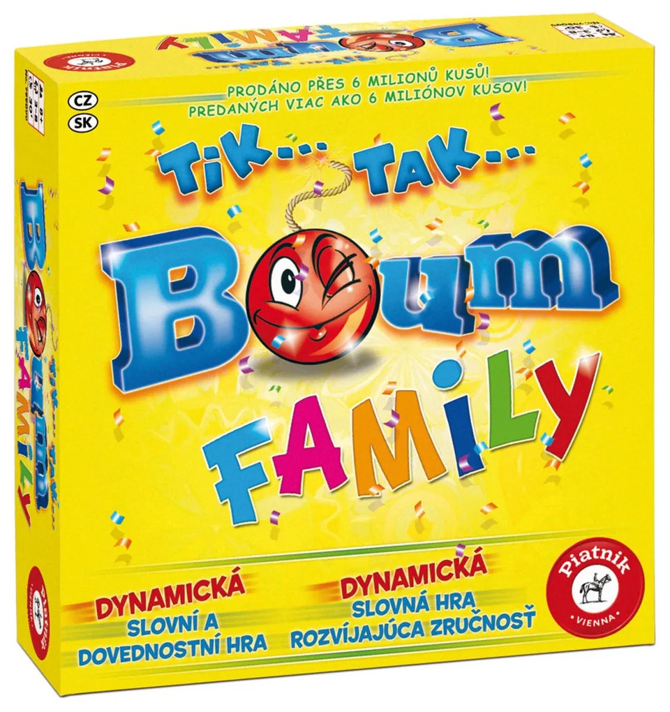 PIATNIK Hra TIK TAK BUM Family *SPOLEČENSKÉ HRY* pi7990