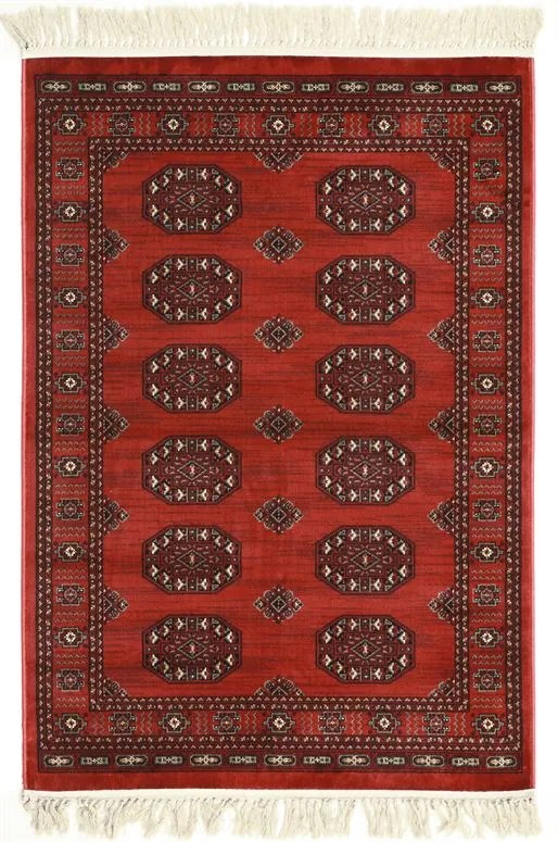Klasický kusový koberec Ragotex Beluchi 61877 1616 červený Rozměr: 135x195 cm