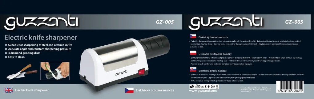 Elektrický brousek nožů Guzzanti GZ 005