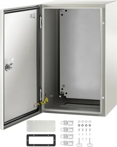 NEMA ocelová skříň, 50,8 × 30,5 × 25,4 cm NEMA 4X ocelová elektrická skříň