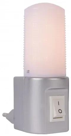 LUCIDE LED Plug-in Night Light 1x3,5W Grey, noční stolní lampa do zásuvky