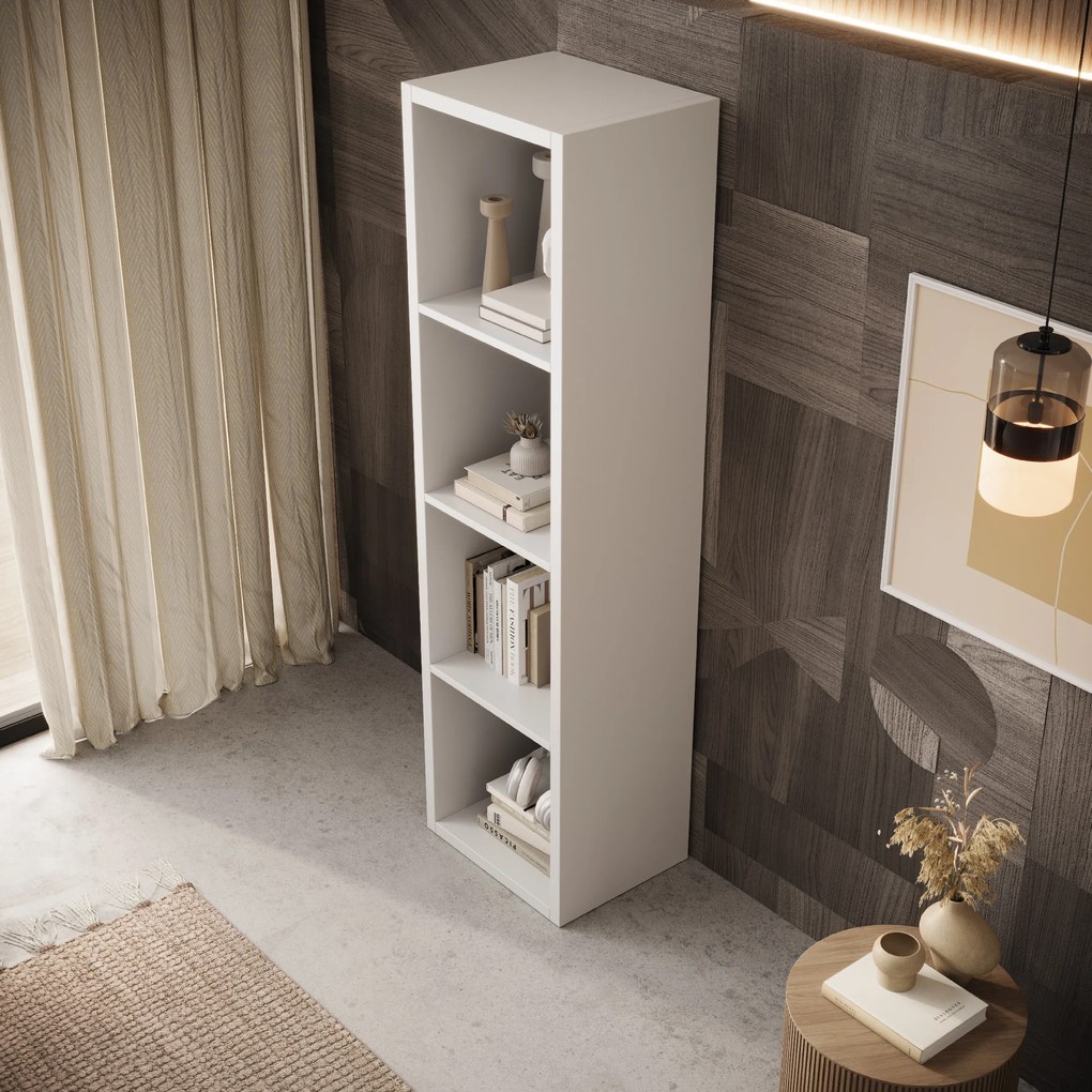 ADRK Furniture Regál Cleo II BS-CLE-II-W