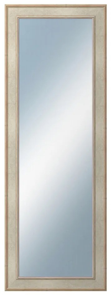 DANTIK - Zarámované zrcadlo - rozměr s rámem cca 50x140 cm z lišty TOOTH stříbrná (2779)