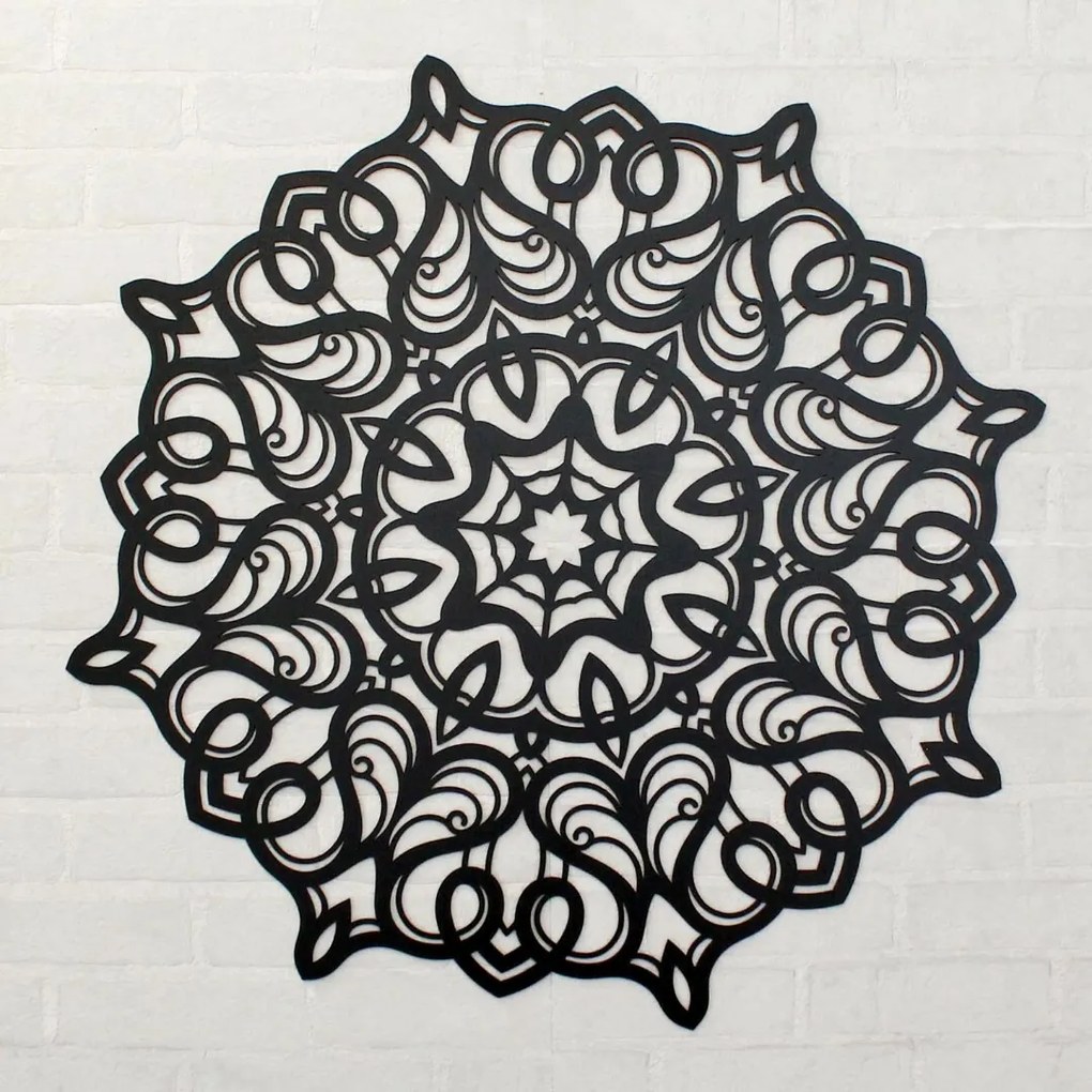 DUBLEZ | Geometrická mandala na stěnu ze dřeva