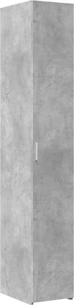 Úložná skříňka betonově šedá 30x42,5x225 cm kompozitní dřevo 3281262