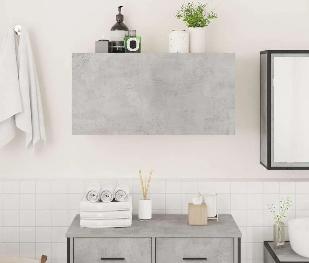 vidaXL Koupelnová nástěnná skříňka 80 x 25 x 40 cm kompozit [860093] Barva: dub artisan