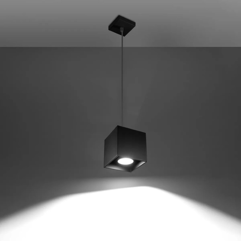 Sollux Lighting Závěsné svítidlo QUAD 1 Černá