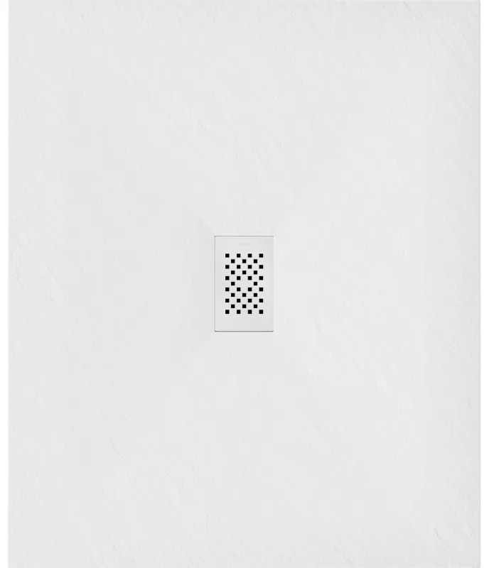Mexen Hugo, obdélníková sprchová vanička SMC 130 x 100 cm, bílá, bílá krytka, 42101013-W