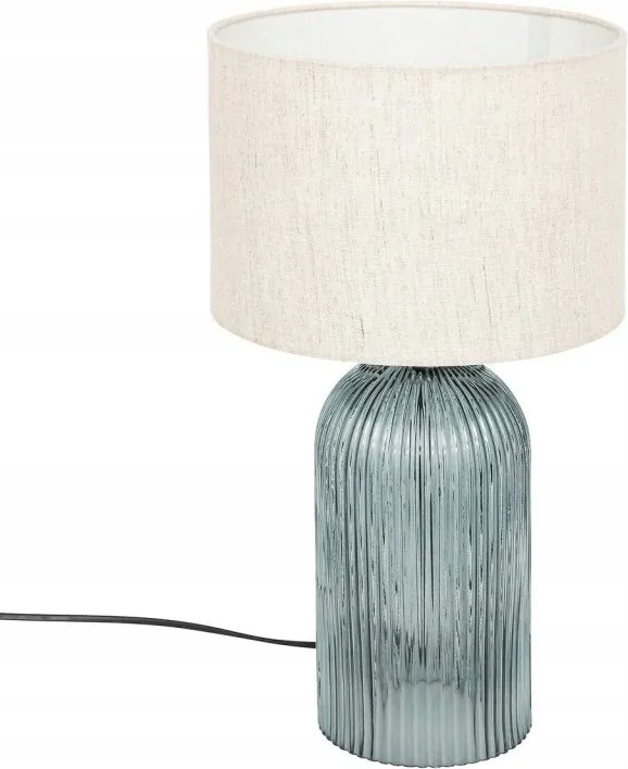 Stolní lampa se skleněnou základnou Mati, výška 42 cm