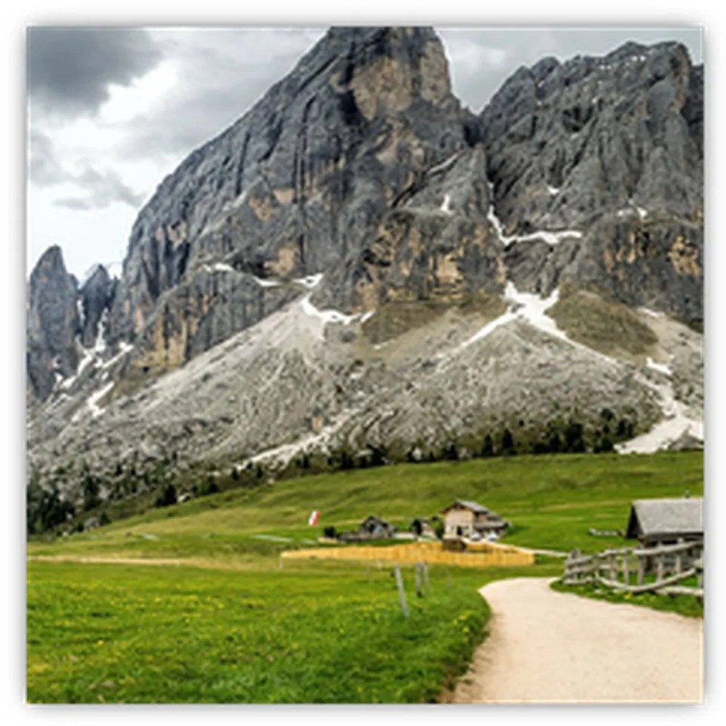 Obraz - V rakouských horách (30x30 cm)