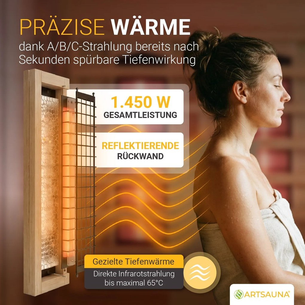 Artsauna Infrasauna Göteborg Velikost: 1 osoba