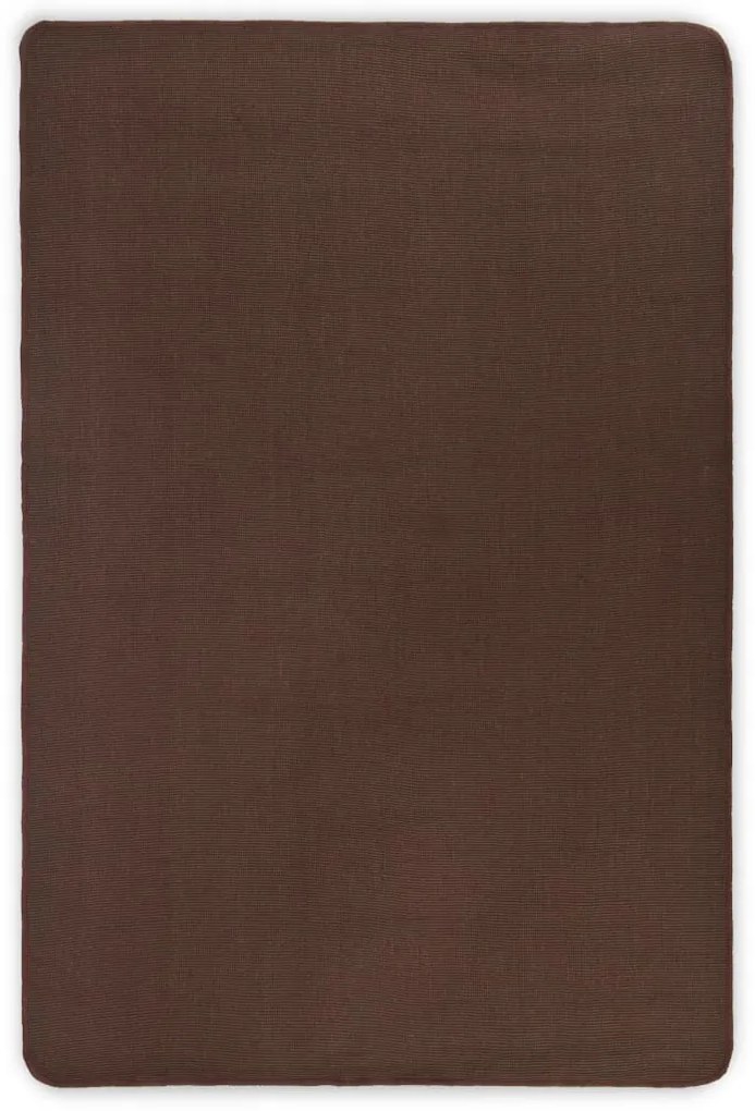 245303 vidaXL Kusový koberec z juty s latexovým podkladem 190x300cm tm. hnědý