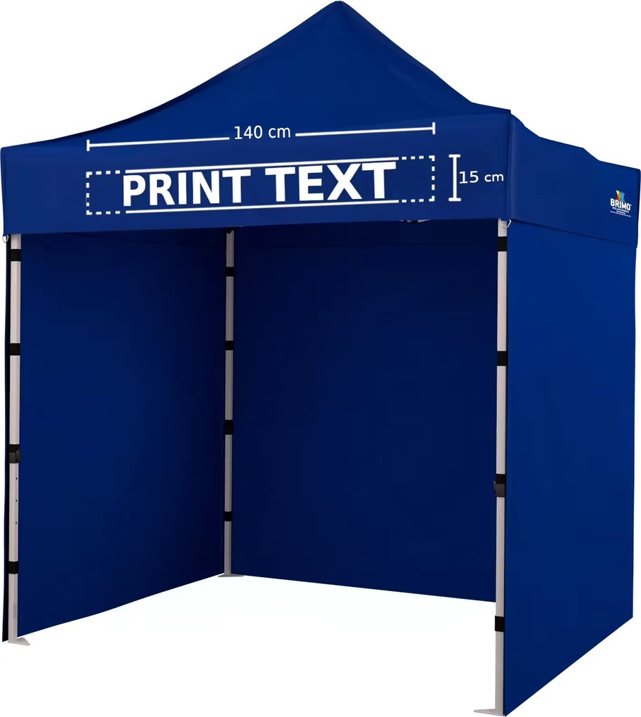 Nůžkový stan s vlastním reklamním potiskem model SUPER - 2x3 - Modrá