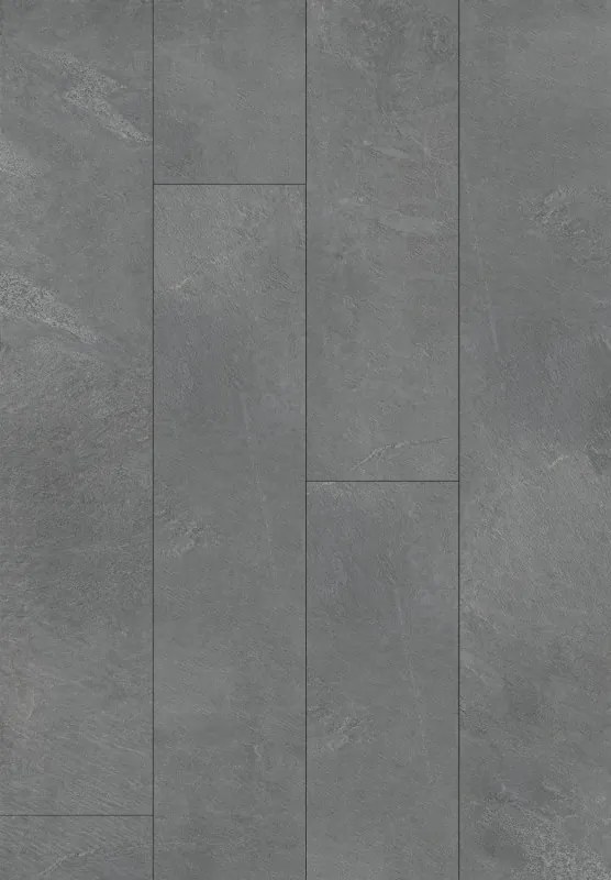 Mexen Grey Dark vinylové panely 1227 x 187 mm LVT Dryback 2,5 mm, PVC podklad, 4 V-drážky, břidlice