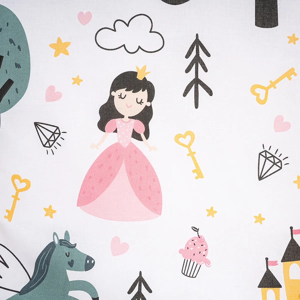 4Home Dětské bavlněné povlečení do postýlky Fairytale Dream, 100 x 135 cm, 40 x 60 cm