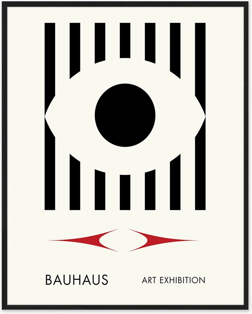 Zarámovaný digitální tisk Bauhaus Art Exhibition