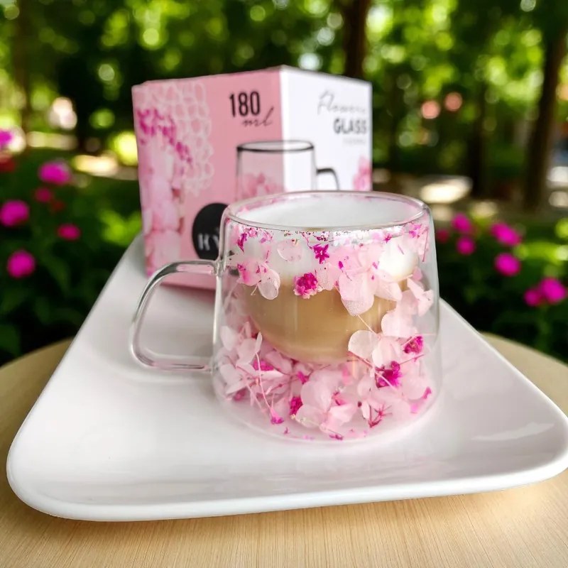 Flamenco Mystique Termoska s hortenzií a růžemi 180 ml - 1 ks 190 SZK
