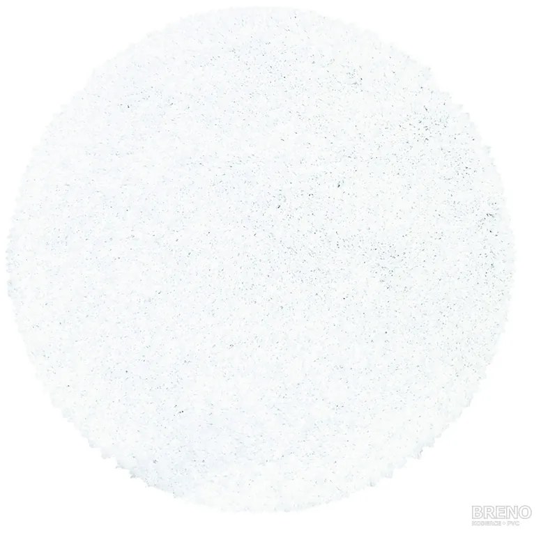 Ayyildiz Hali GmbH Kusový koberec SYDNEY kruh 3000 White, Bílá, 80 x 80 cm
