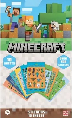 PYRAMID Samolepky Minecraft / Samolepky / 800 ks / 10 archů