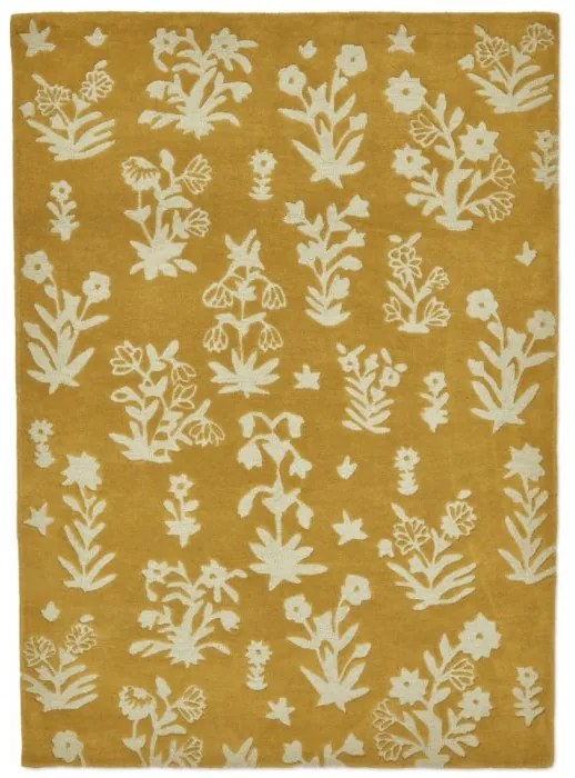 Vlněný kusový koberec Sanderson Woodland Glade gold 146806 Brink & Campman Varianta: 140x200