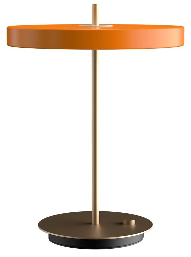 UMAGE LED stolní lampa Asteria Table USB oranžová