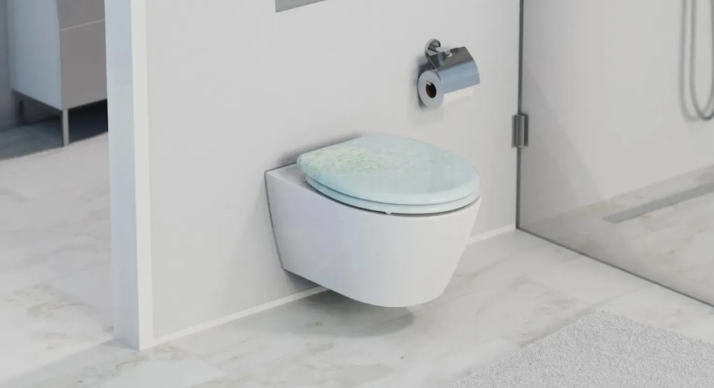 Eisl Sanitär WC prkénko Duroplast Soft Close Flower in The Wind 82381