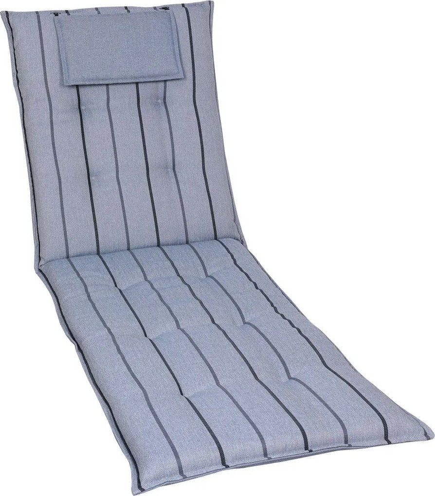 Go-De Textil Go-De Zahradní poduška, oboustranná. (podsedák na lehátko, modrá)