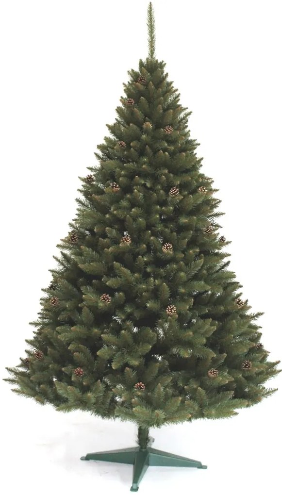 Vánoční stromek Smrk horský se šiškami 220 cm