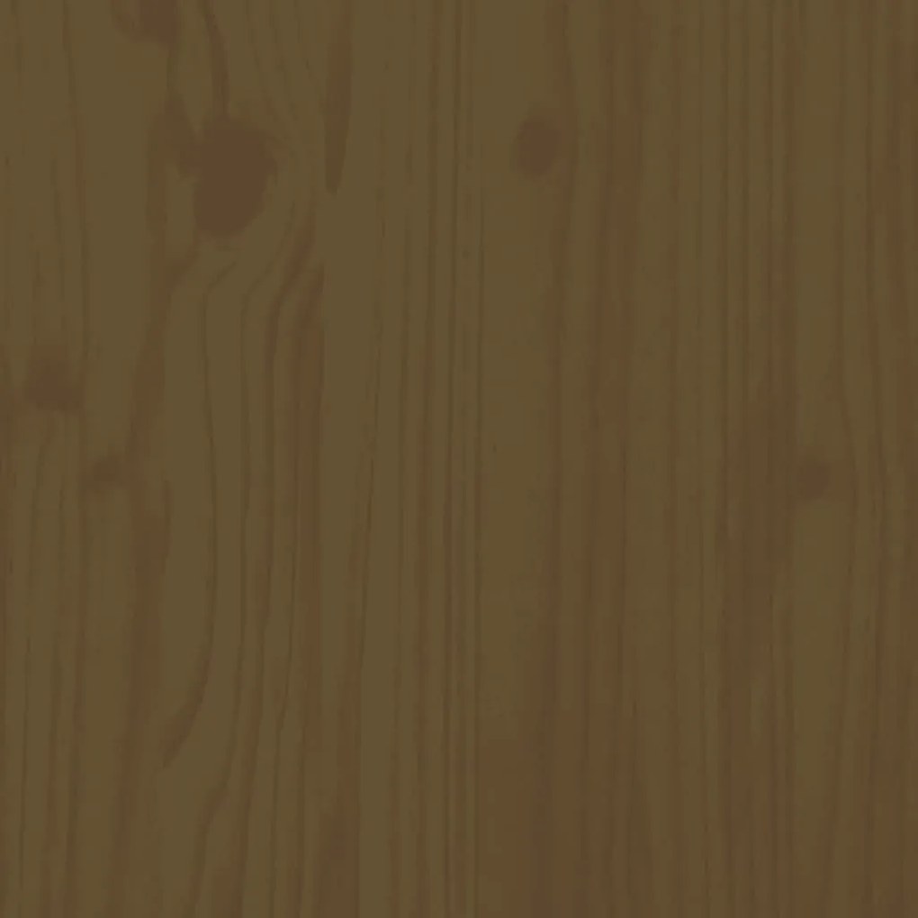 Válenda medově hnědá masivní borové dřevo 80 x 200 cm - Default Title