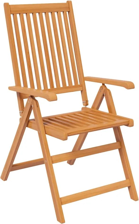 5dílný zahradní jídelní set masivní akáciové dřevo 150-200 cm 3079637