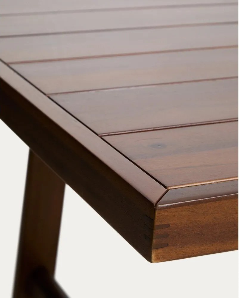 Zahradní jídelní stůl s deskou z akácie 100x200 cm Itani – Kave Home