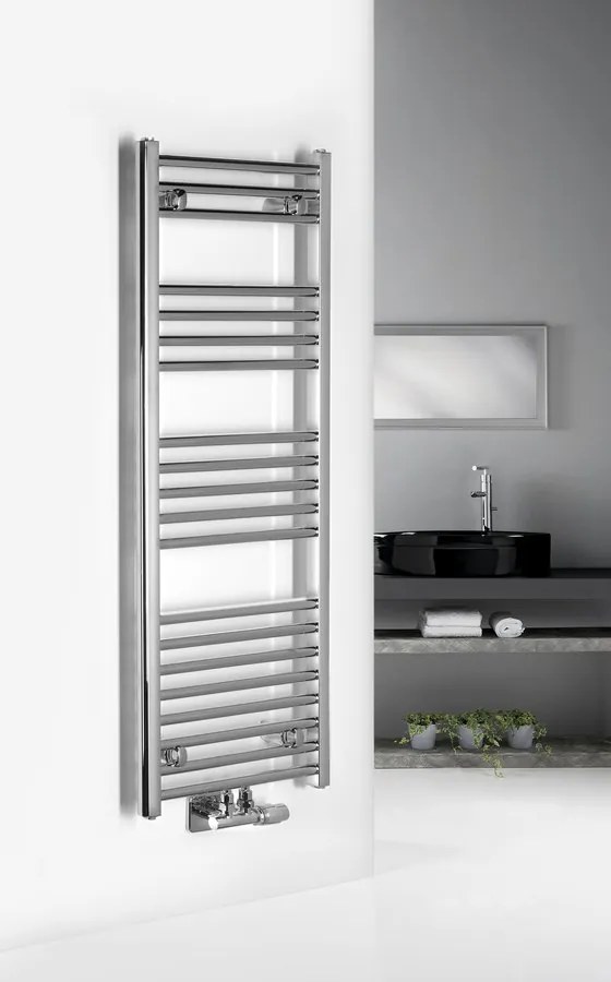 Aqualine Aqualine, ALYA topné těleso rovné 400x1188mm, středové připojení, chrom, LLS308