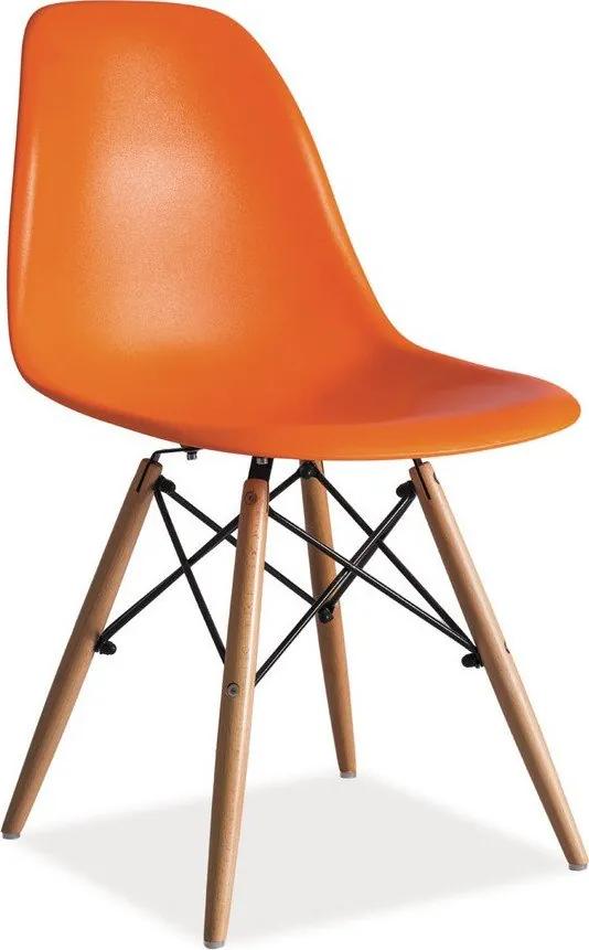 Casarredo Jídelní židle ENZO oranžová