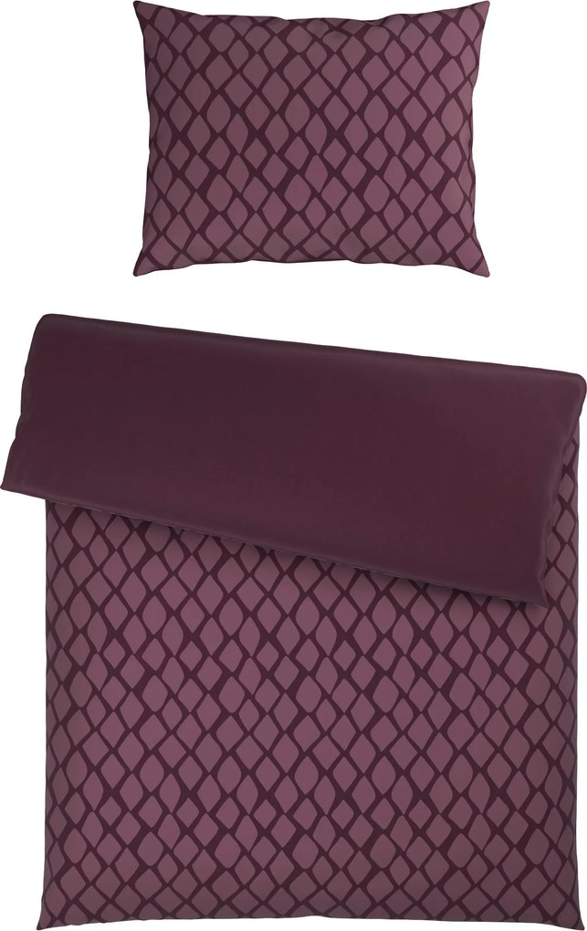 XXXLutz OBOUSTRANNÉ POVLEČENÍ, satén, purpurová, 140/200 cm Dieter Knoll - Povlečení - 008105022506