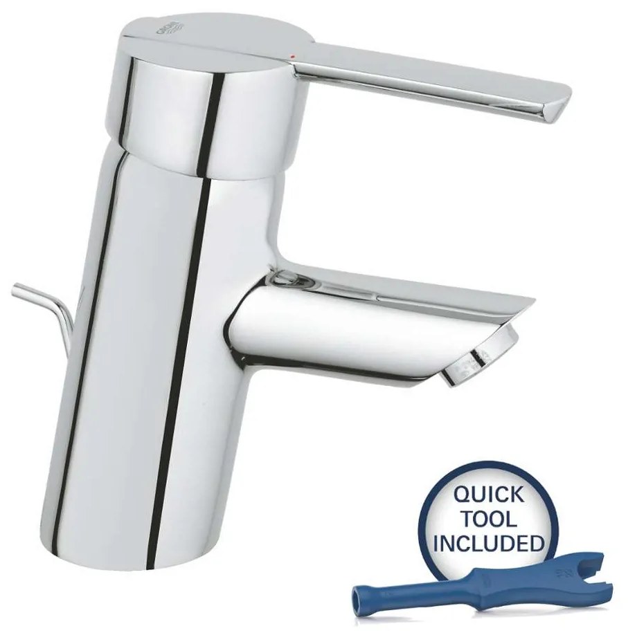 Grohe Feel - Umyvadlová baterie s výpustí, chrom 32557000