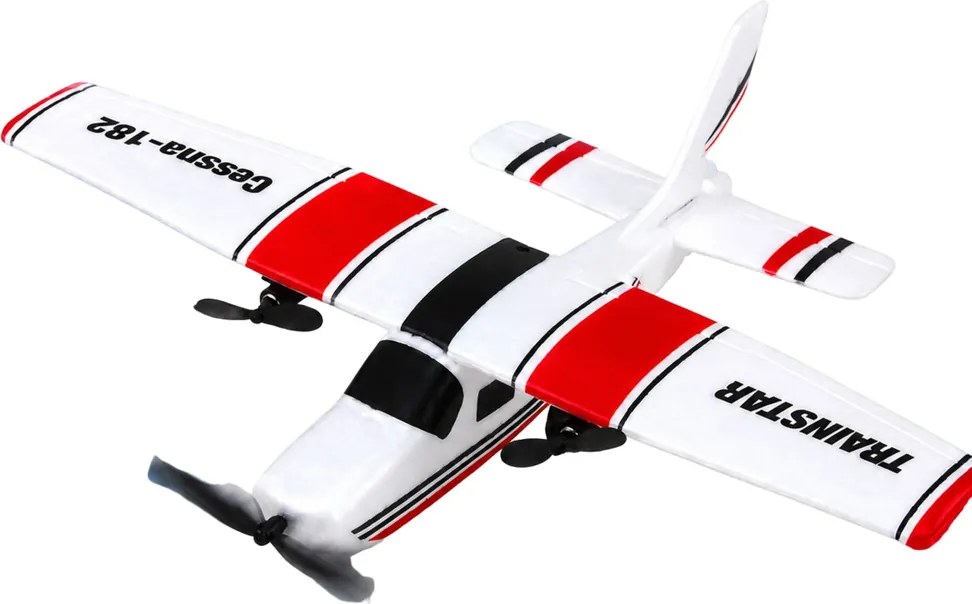 LEAN Toys Dálkově ovládané letadlo z pěnového materiálu RC Cessna 182 2,4 GHz