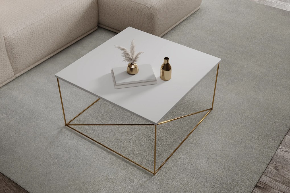 ADRK Furniture Konferenční stolek Nelia CT-NEL-G-WM