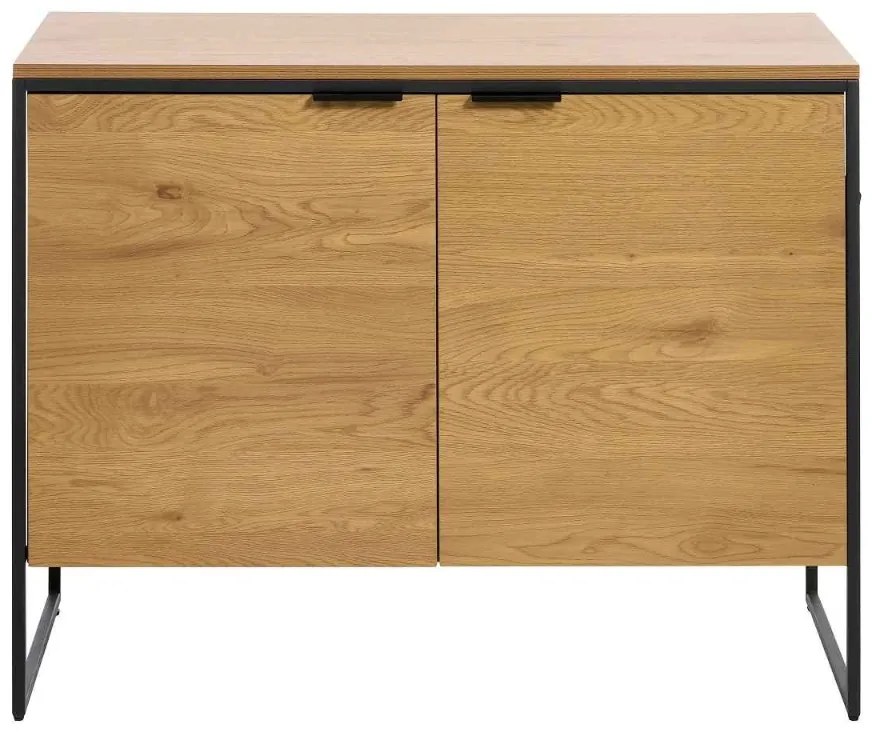 Designová komoda Valenzuela 104,5 cm vzor dub